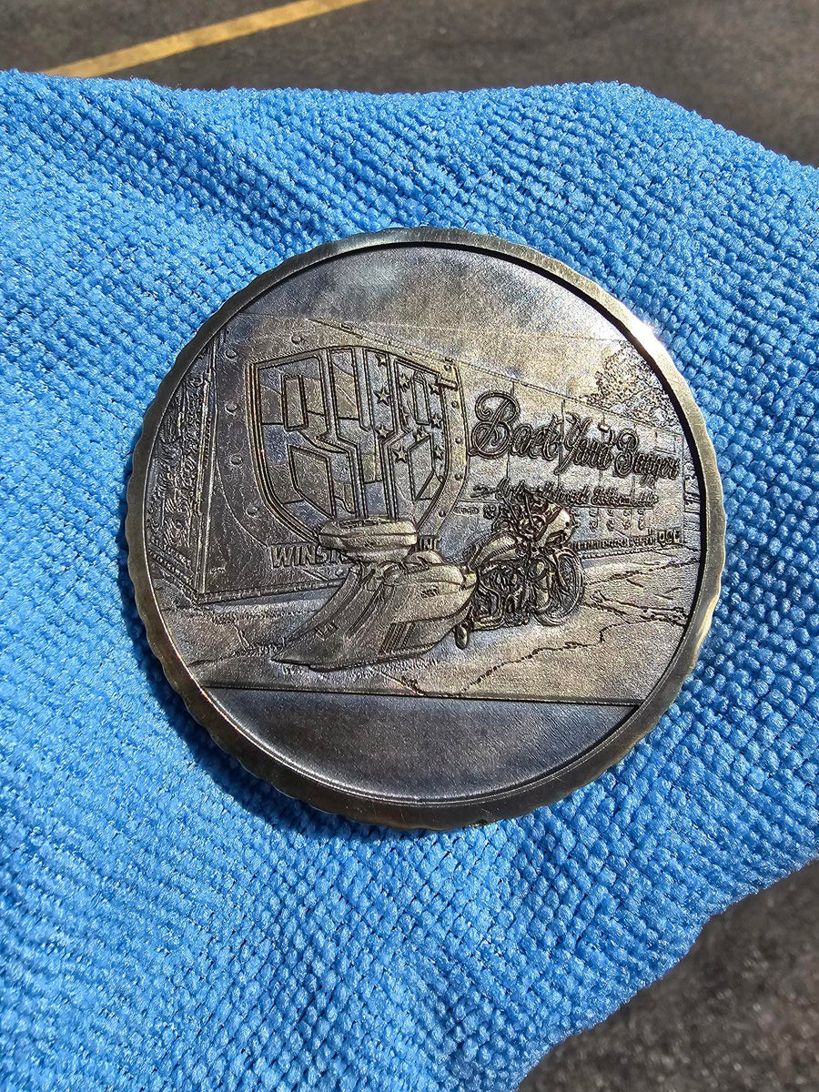 50mm Brass engraved Coins – Nagy's Customs