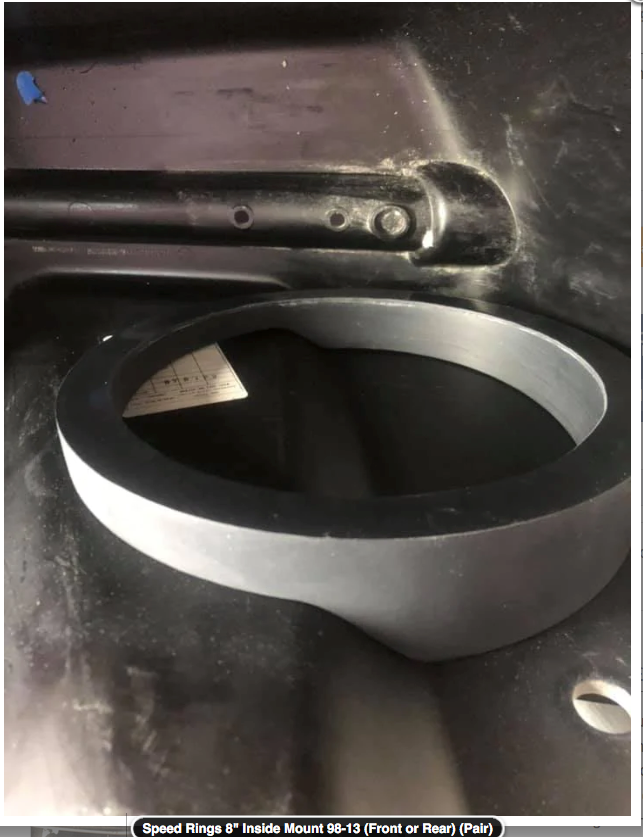 8 Inch Speaker Rings | 98-13 Harley | Subwoofer Mounting Ring – Nagy's ...